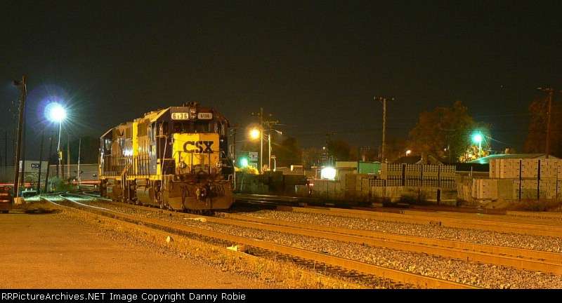 CSX GP40-2 #6136 Night